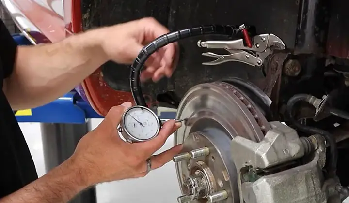 How To Use A Dial Indicator To Check Rotor Runout Brake Pad Boss How To Use A Dial Indicator To Check Rotor Runout Brake Pad Boss